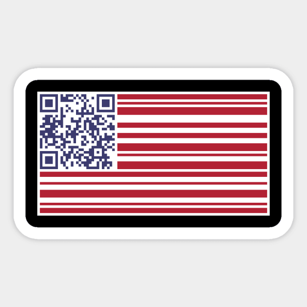 Barcode Freedom - Sticker | TeePublic