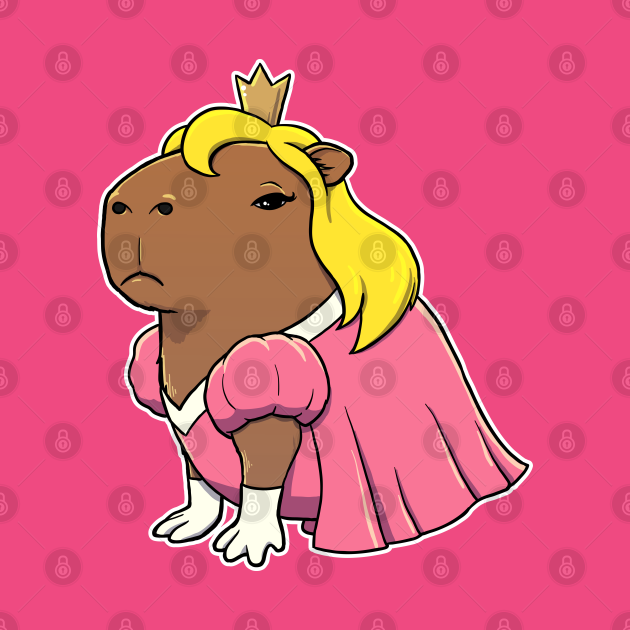 Capybara Princess Costume - Capybara - T-Shirt | TeePublic