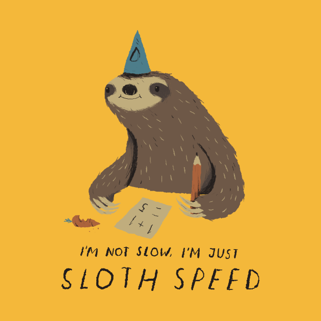 sloth speed - Animals - Long Sleeve T-Shirt | TeePublic