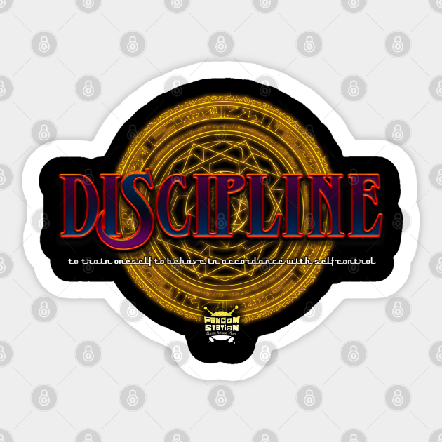 Inspired Discipline - Discipline - Sticker | TeePublic