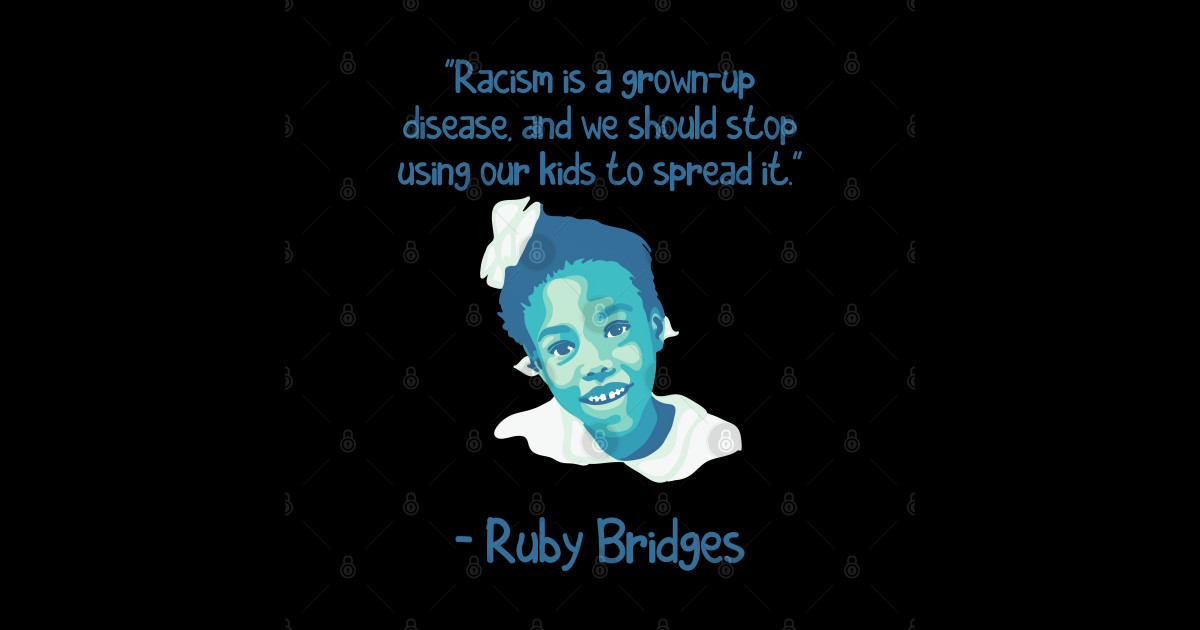 Ruby Bridges Portrait and Quote - Ruby Bridges - Sticker | TeePublic