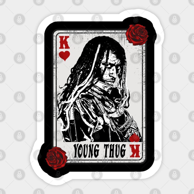 Young Thug Style Vintage - Young Thug - Sticker | TeePublic