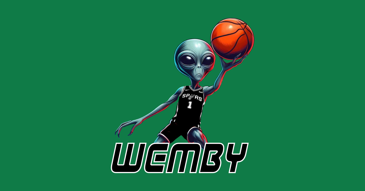 Wemby - ALIEN - Basketball - T-Shirt | TeePublic
