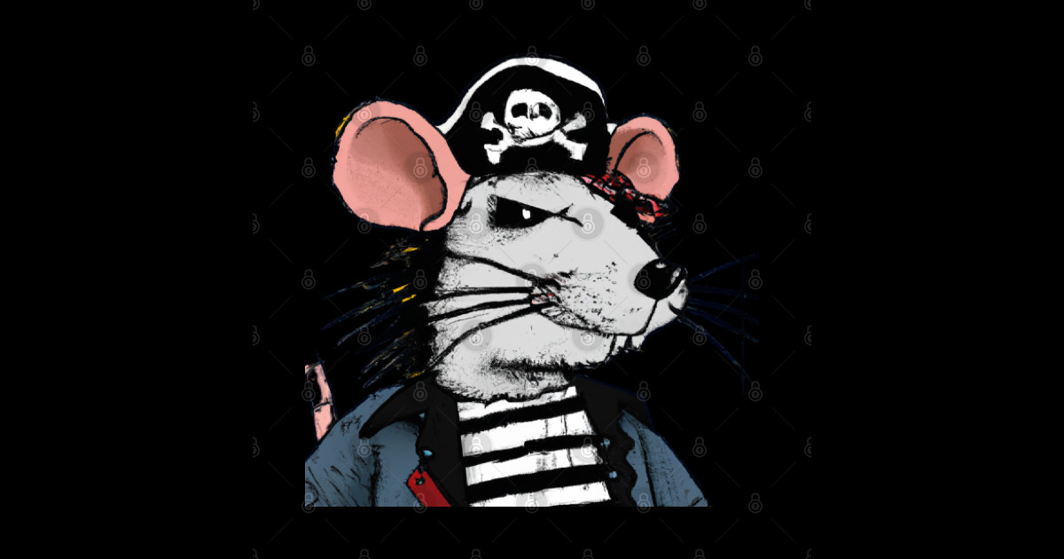 Pirate rat - Ratatouille - Sticker | TeePublic