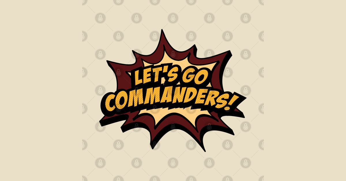 Washington Commanders Comic Book Graphic - Washington Commanders - T ...