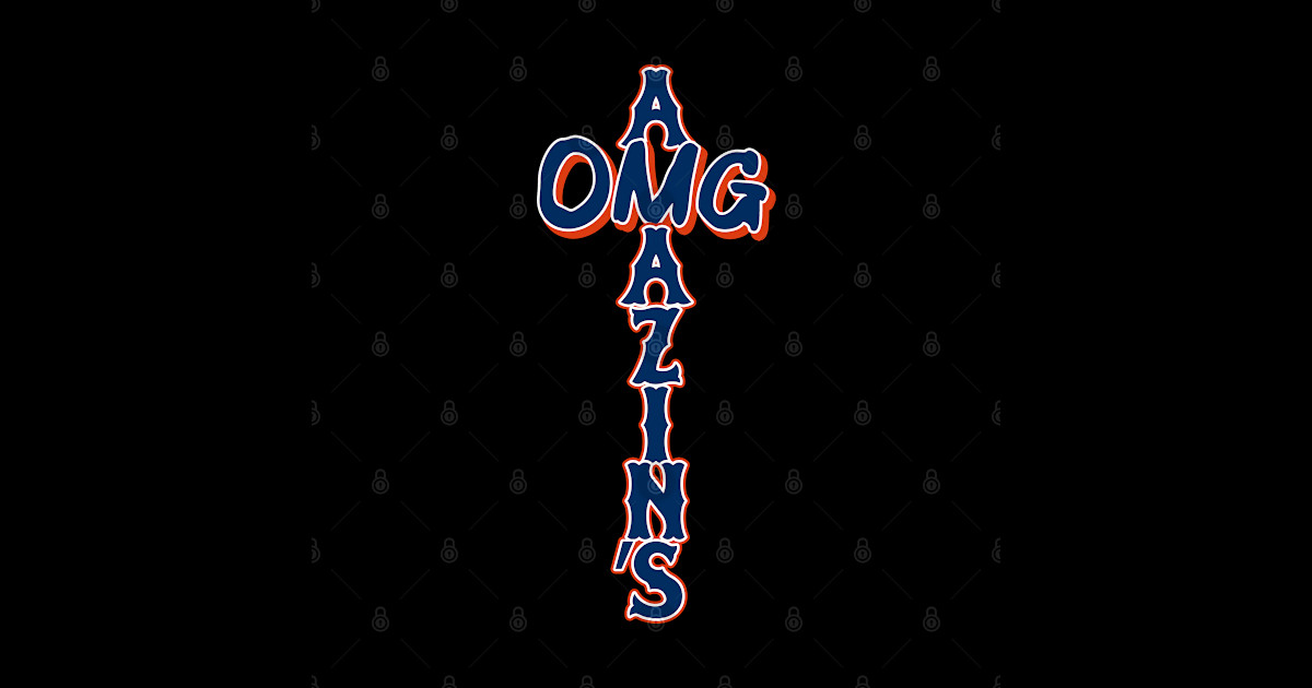 Mets OMG Amazin's - Mets - Sticker | TeePublic