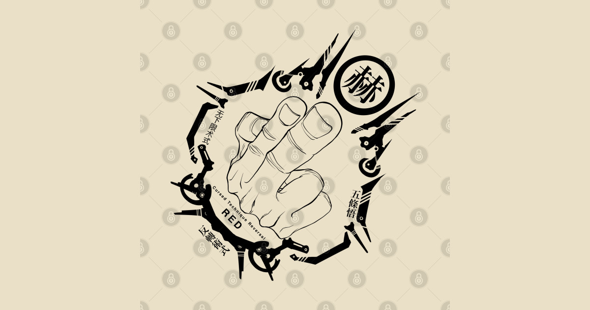 Anime sign language Red - Japanese Anime - T-Shirt | TeePublic