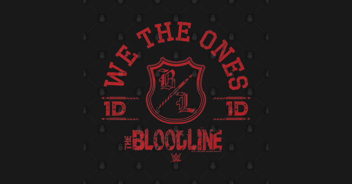The Bloodline We The Ones 1d Crest Shield - The Bloodline - T-Shirt ...