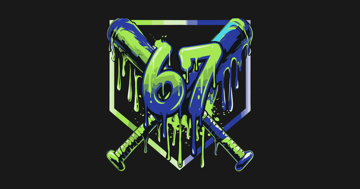 67 Meme Baseball Bats Drip Effect Six Seven Meme Baseball - 67 Meme ...