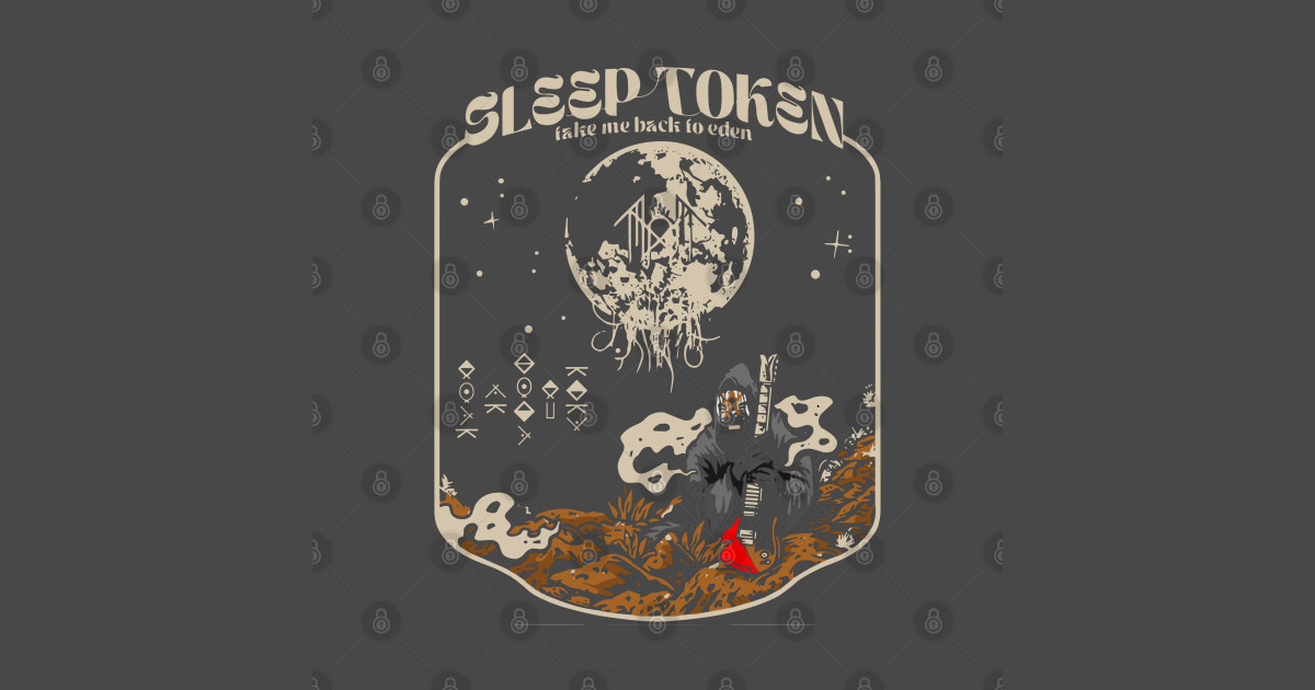 Sleep Token Band Tee - Take Me To Eden Design - Sleep Token - T-Shirt ...