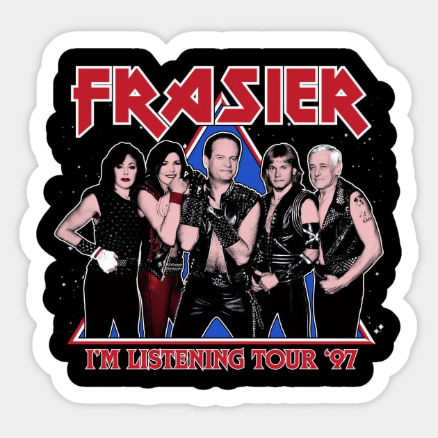 Band Tv Series 90s - Frasier - Sticker | TeePublic