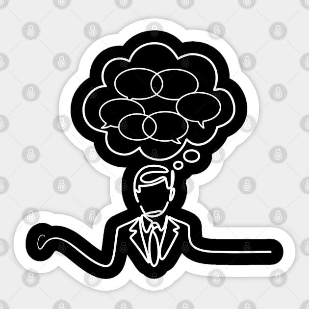 Leader Line Art - Leader - Sticker | TeePublic