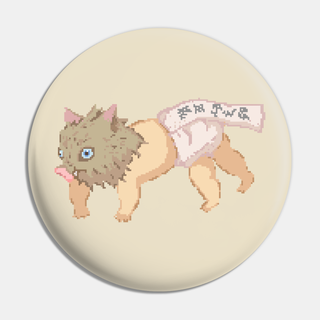 baby inosuke pixel art - Inosuke Hashibira - Pin | TeePublic