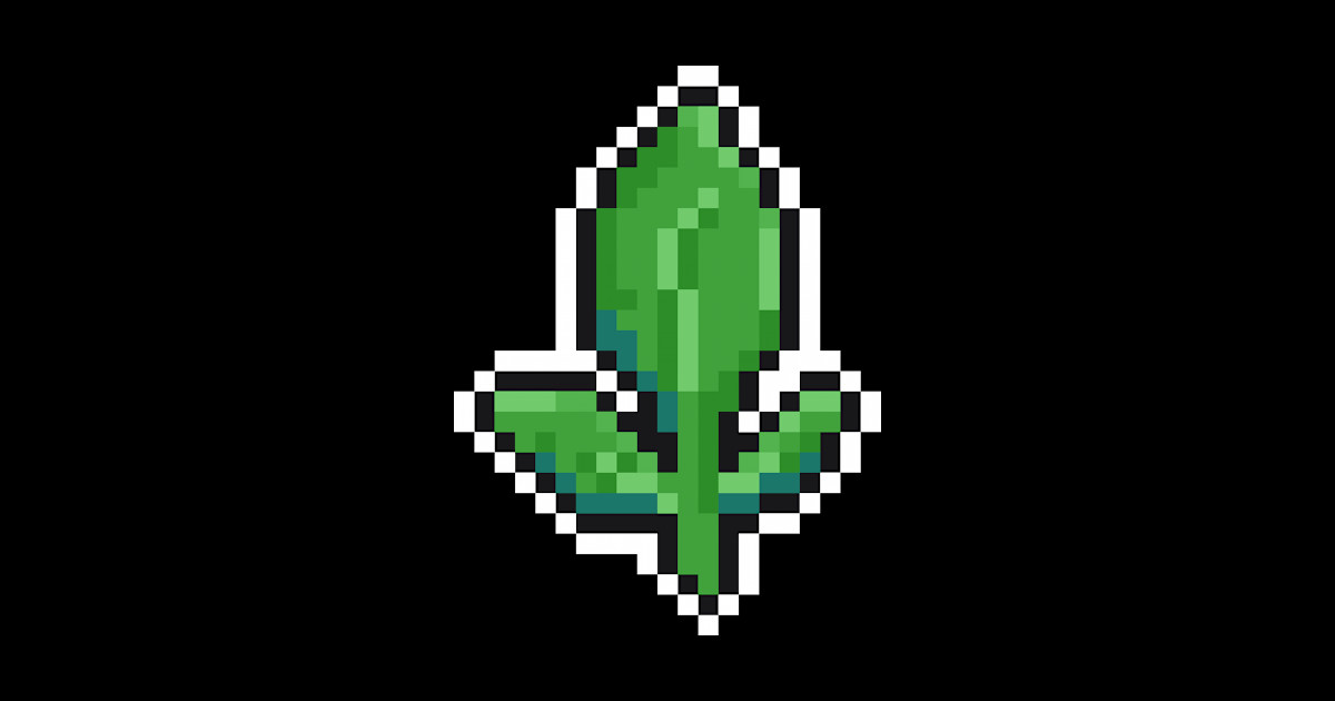 green sprout pixel art - Plant - Posters and Art Prints | TeePublic