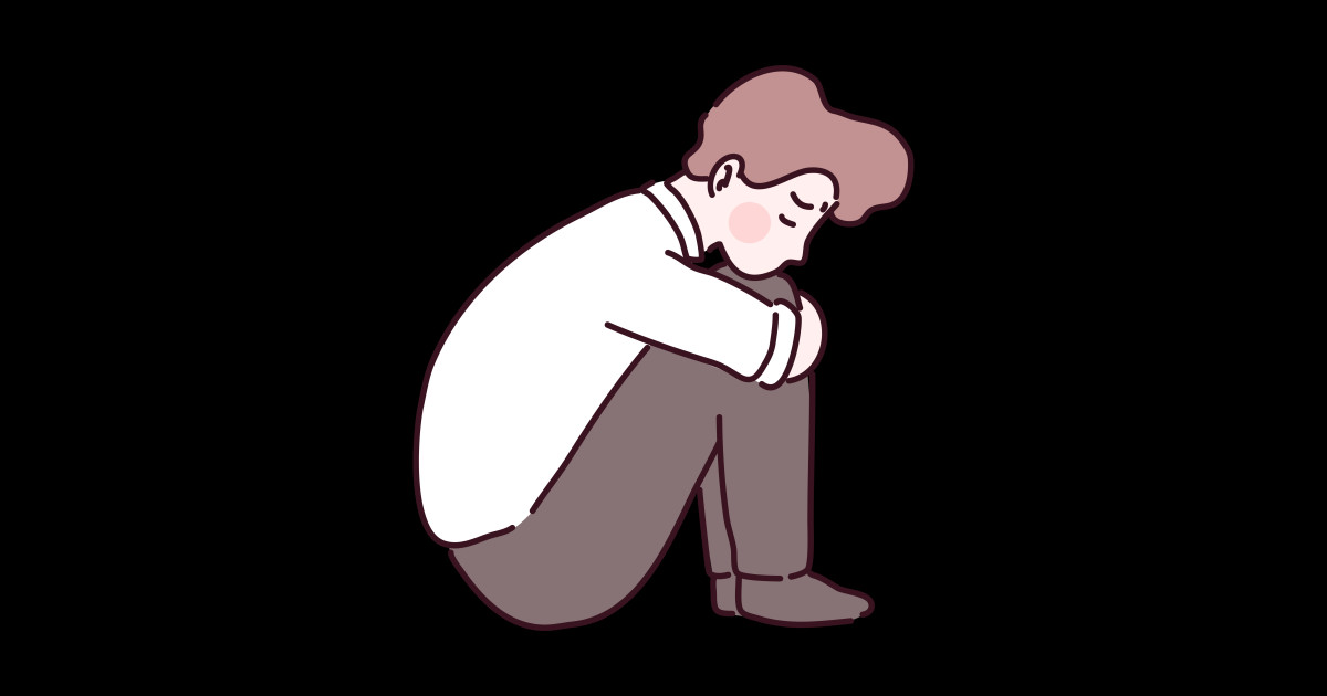 Bored Guy || Boring life - Guydbored - Sticker | TeePublic