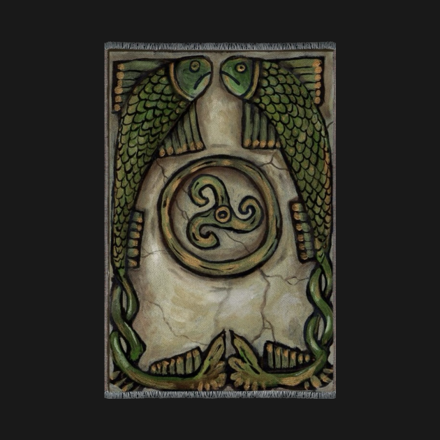 Celtic Fish Triskelion - Celtic - T-Shirt | TeePublic