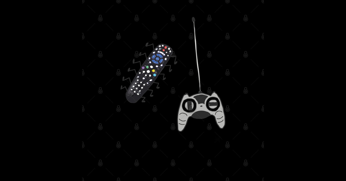 Remote Control With Feet - Remote Control - Sticker | TeePublic