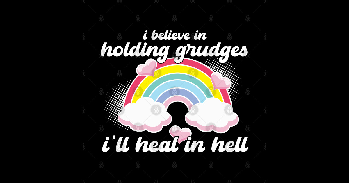 Holding Grudges - Grudge - Sticker | TeePublic