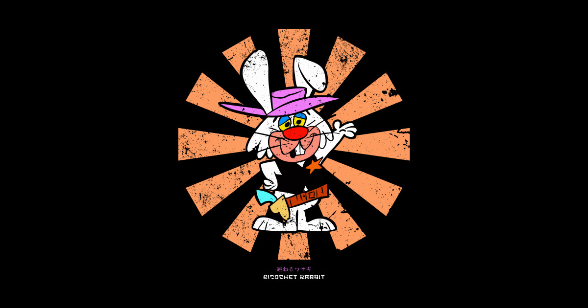 Ricochet Rabbit Retro Japanese - Ricochet Rabbit - Posters and Art ...