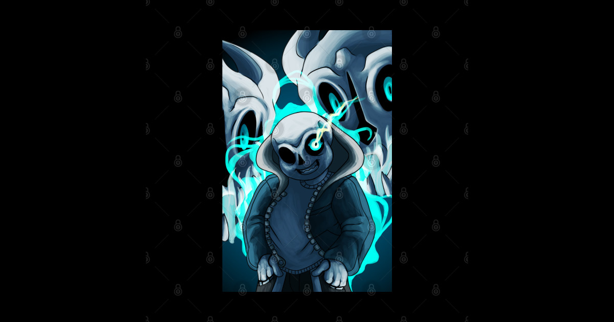 Sans - No Mercy - Undertale - Posters and Art Prints | TeePublic
