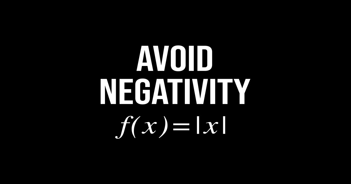 Avoid negativity - Avoid Negativity - Sticker | TeePublic