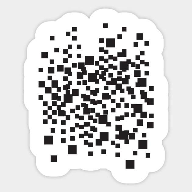 geometric pixel design - Pixel - Sticker | TeePublic