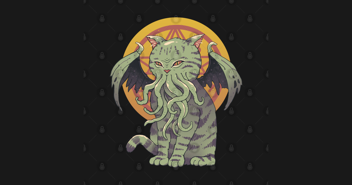 Cathulhu - Cat - T-Shirt | TeePublic
