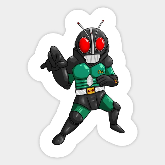 Kamen Rider RX - Kamen Rider - Sticker | TeePublic
