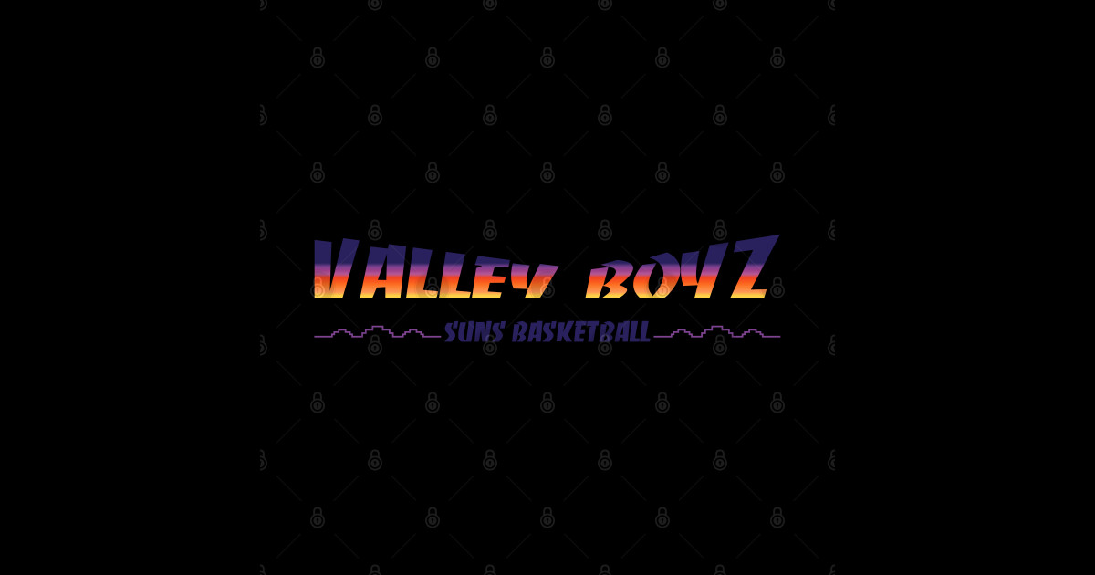Valley Boyz Basketball - Suns - Sticker | TeePublic