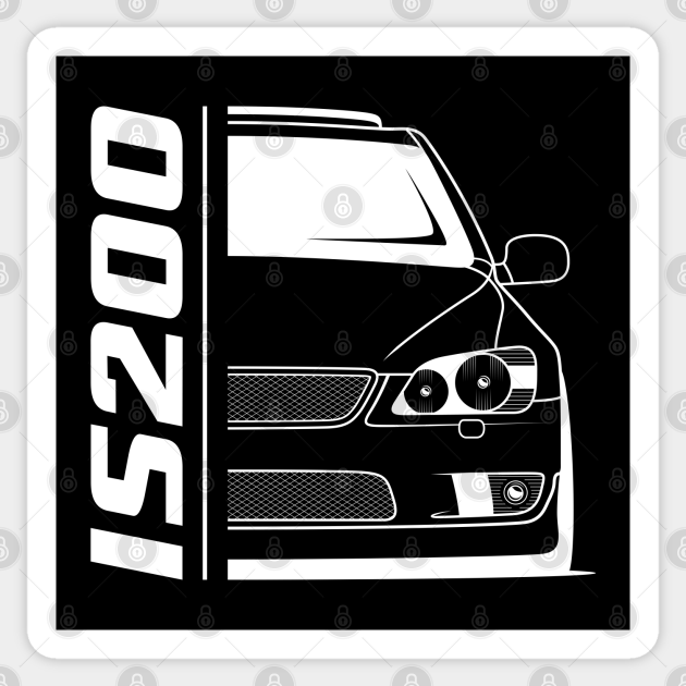 JDM IS200 Front - Is200 - Sticker | TeePublic