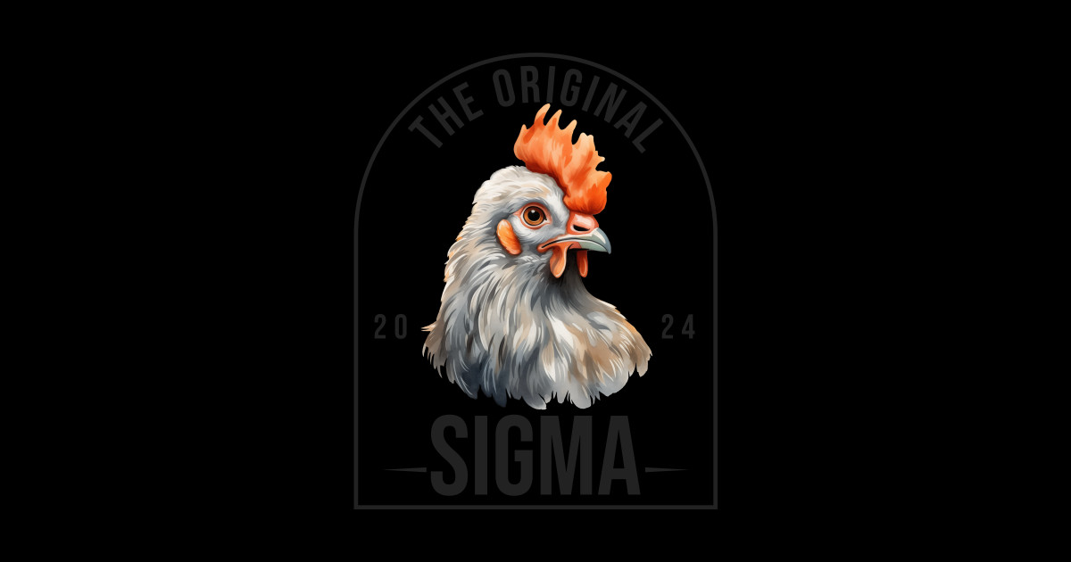 The Original Sigma Gen Z Gen Alpha - Sigma Male - Sticker | TeePublic