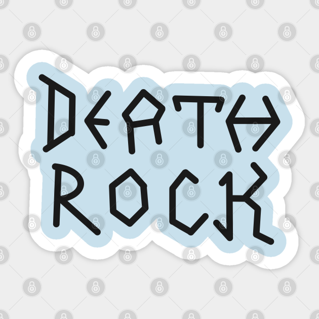 butt-head DEATH ROCK - Beavis And Butthead - Sticker | TeePublic