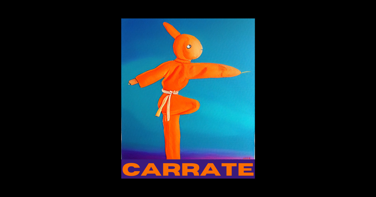Carrate Carrot Karate Carrot - Karate - Sticker | TeePublic