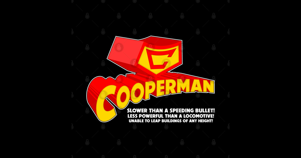 COOPERMAN - Russ Abbott - Posters and Art Prints | TeePublic