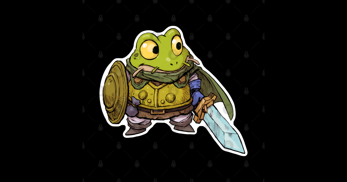 Frog Knight - Frog - Sticker | TeePublic