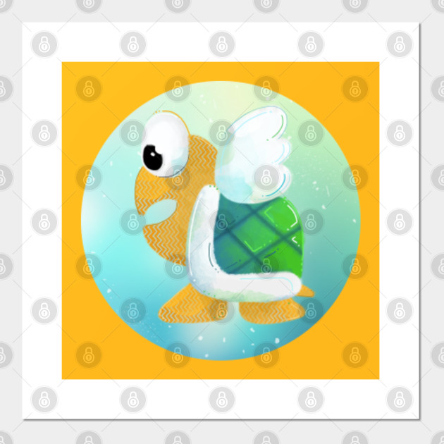 Turtle Mario - Super Mario Bros - Posters and Art Prints | TeePublic