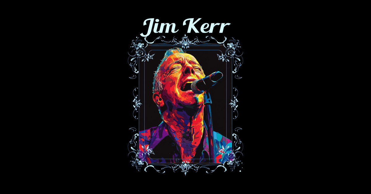 JIM KERR MUSICIAN FAN ART - Jim Kerr Musician Fan Art - Sticker | TeePublic