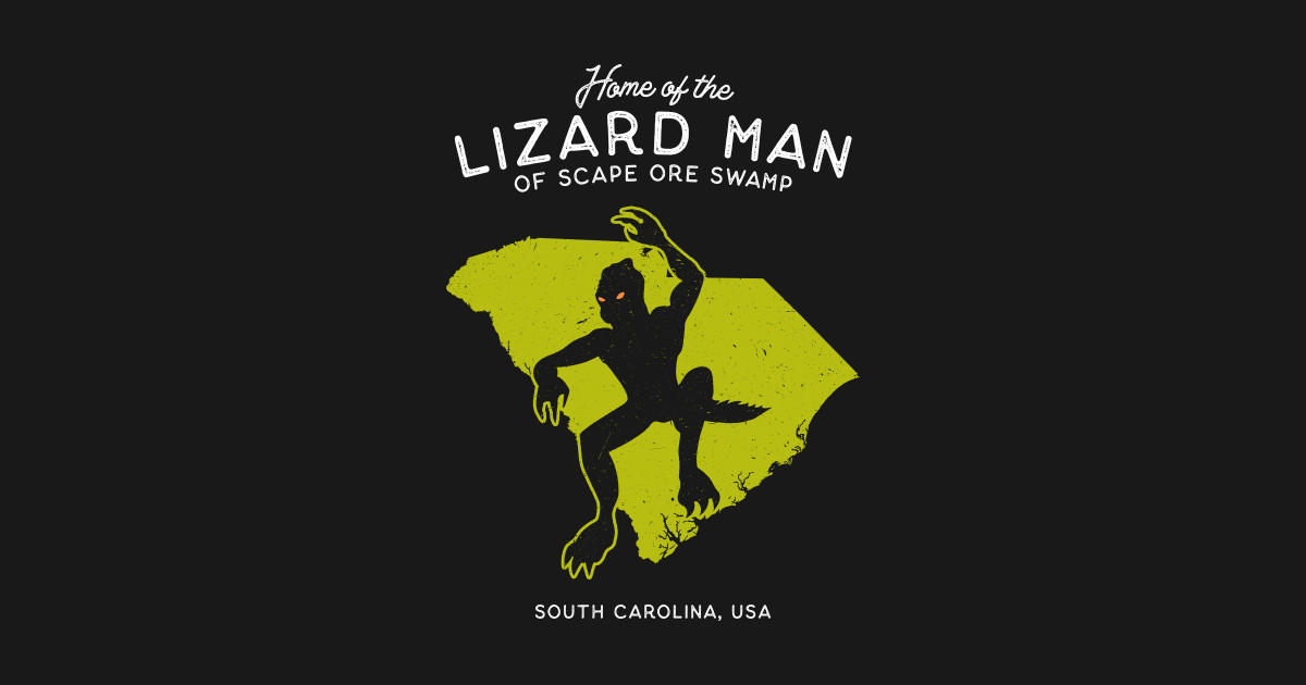Home of the Scape ore Swamp Lizard Man - Lizard Man - T-Shirt | TeePublic