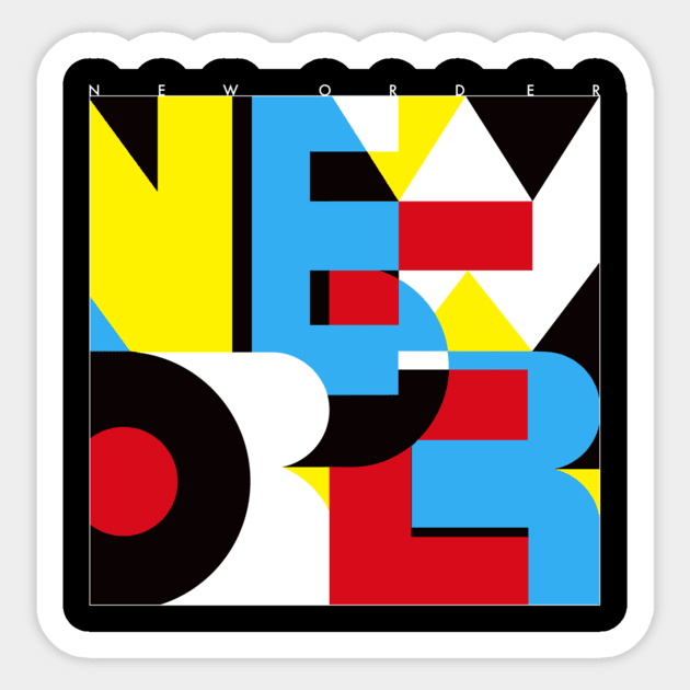 New Order 1980s Graphic Blocks Classic - New Order 1980s Graphic Blocks ...