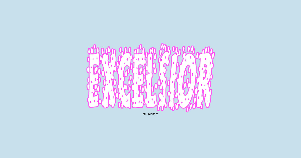 Bladee Drain Gang Excelsior Temple Sprite back logo - Bladee - T-Shirt ...