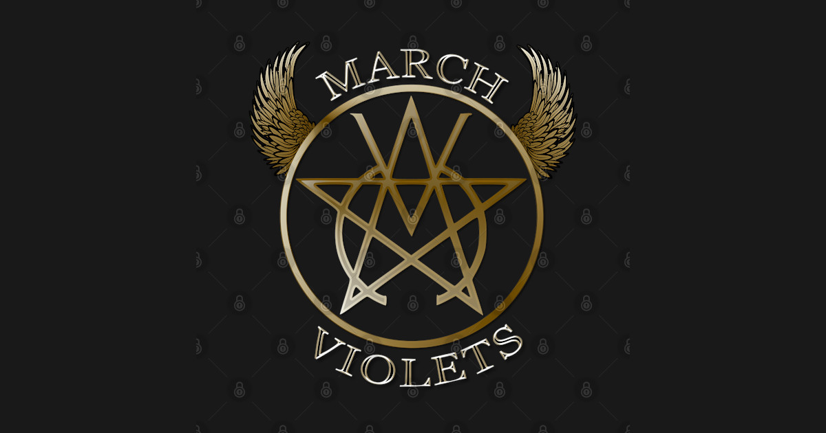 The March Violets Logo. - The March Violets Logo - T-Shirt | TeePublic