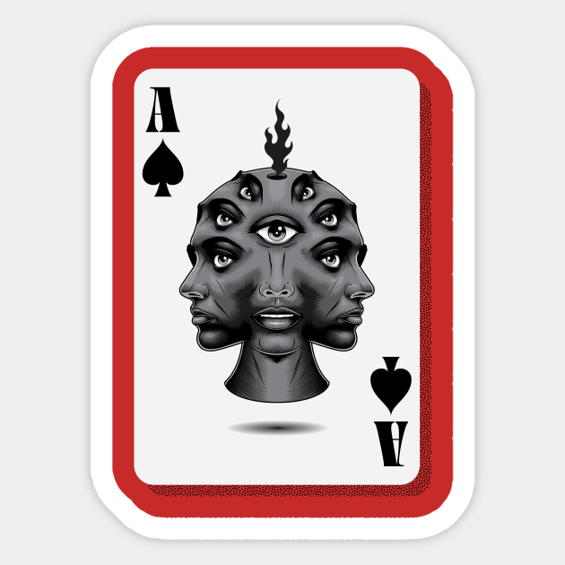 Ace of Spades - Ace Of Spades - Sticker | TeePublic