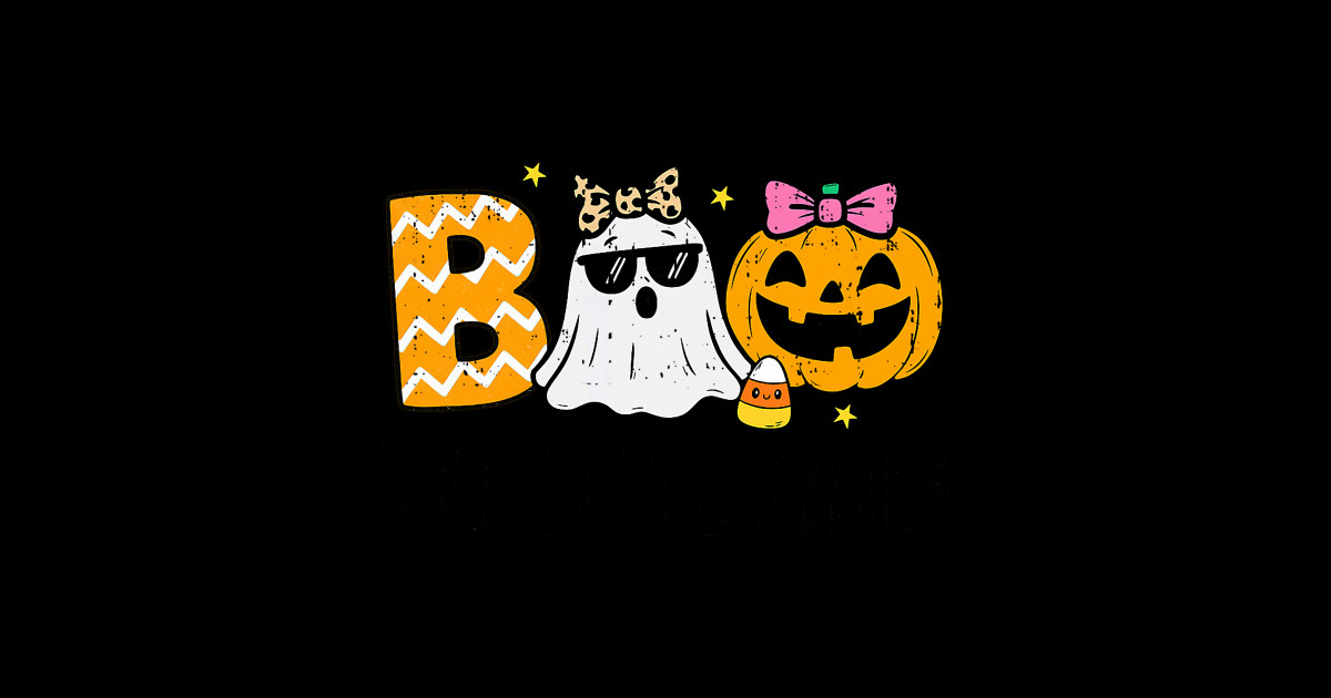 Unity Day Orange Ghost Boo Anti Bullying Halloween Teen Girl - Unity ...