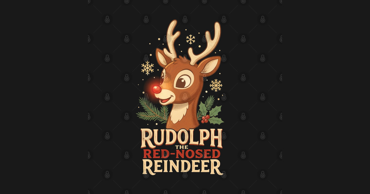 Rudolph The Red Nosed - Rudolph The Red Nosed Reindeer - T-Shirt ...