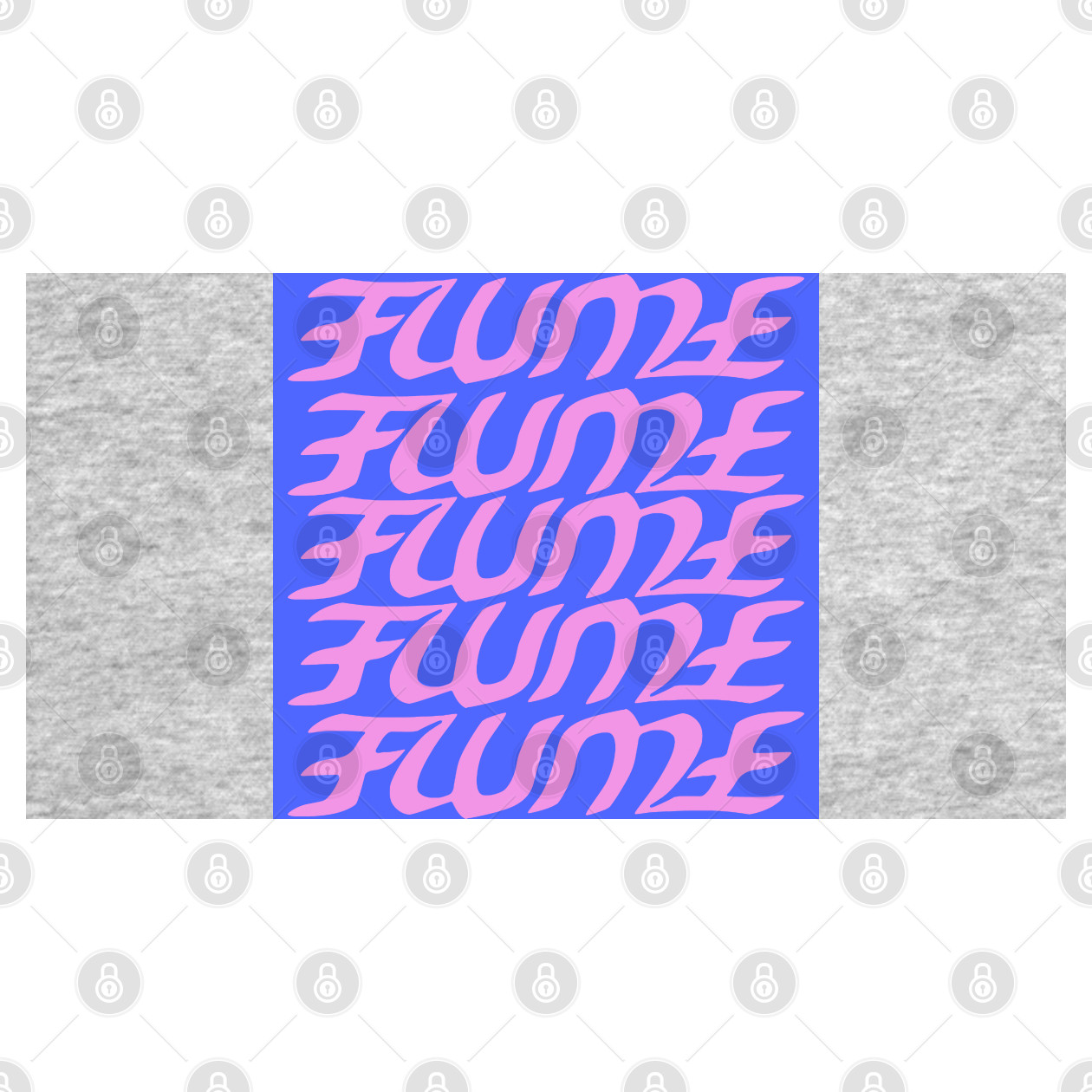 Hi This Is Flume Logo Multi-Coloured 1 - Flume - Baseball T-Shirt ...