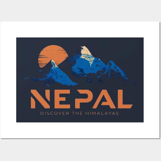 NEPAL - DISCOVER THE HIMALAYAS - Nepal - Posters and Art Prints | TeePublic