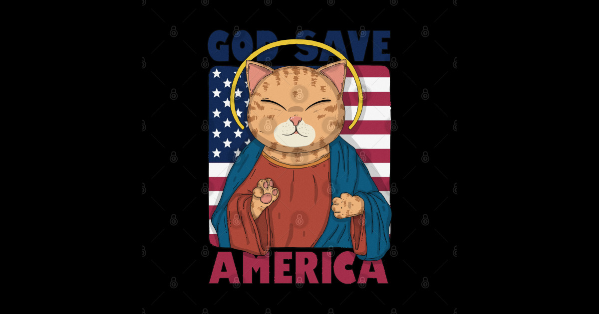 God Save America - God Save America - Sticker | TeePublic