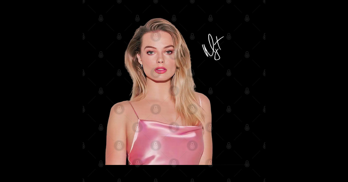 Margot Robbie Signature - Margot Robbie - Sticker | TeePublic