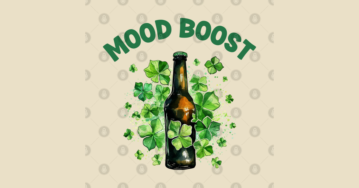 Irish Beer - Mood Boost Beer Puns - Irish Beer - T-Shirt | TeePublic