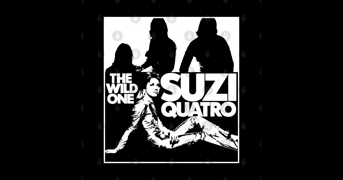 Suzi Quatro - The Wild Side - Suzi Quatro - Sticker | TeePublic